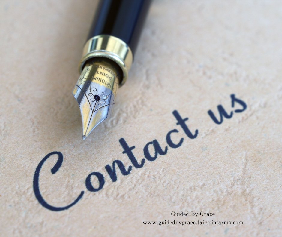 Contact Us - Guided By Grace