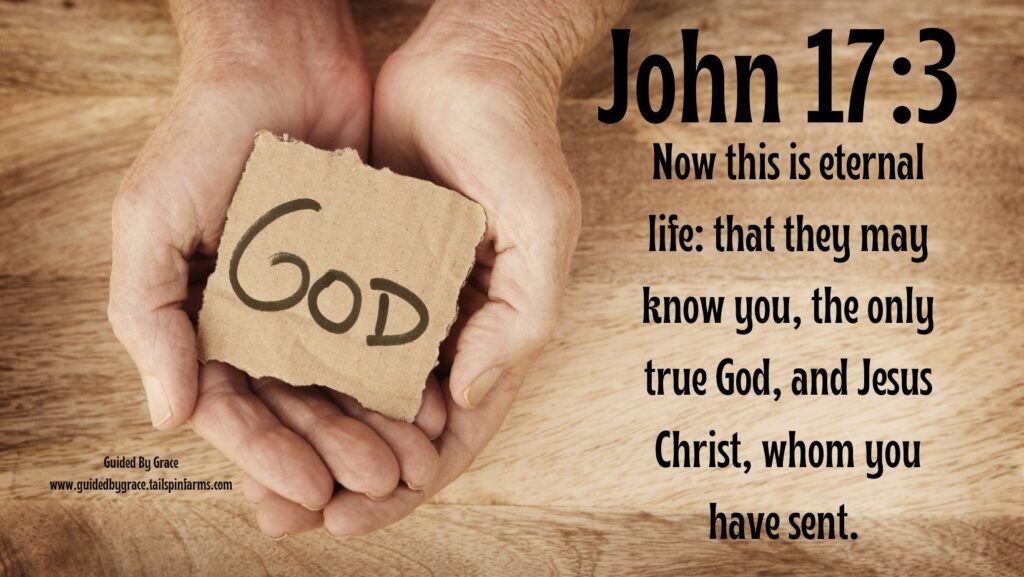 ETERNAL LIFE / JOHN 17:3 - Guided By Grace