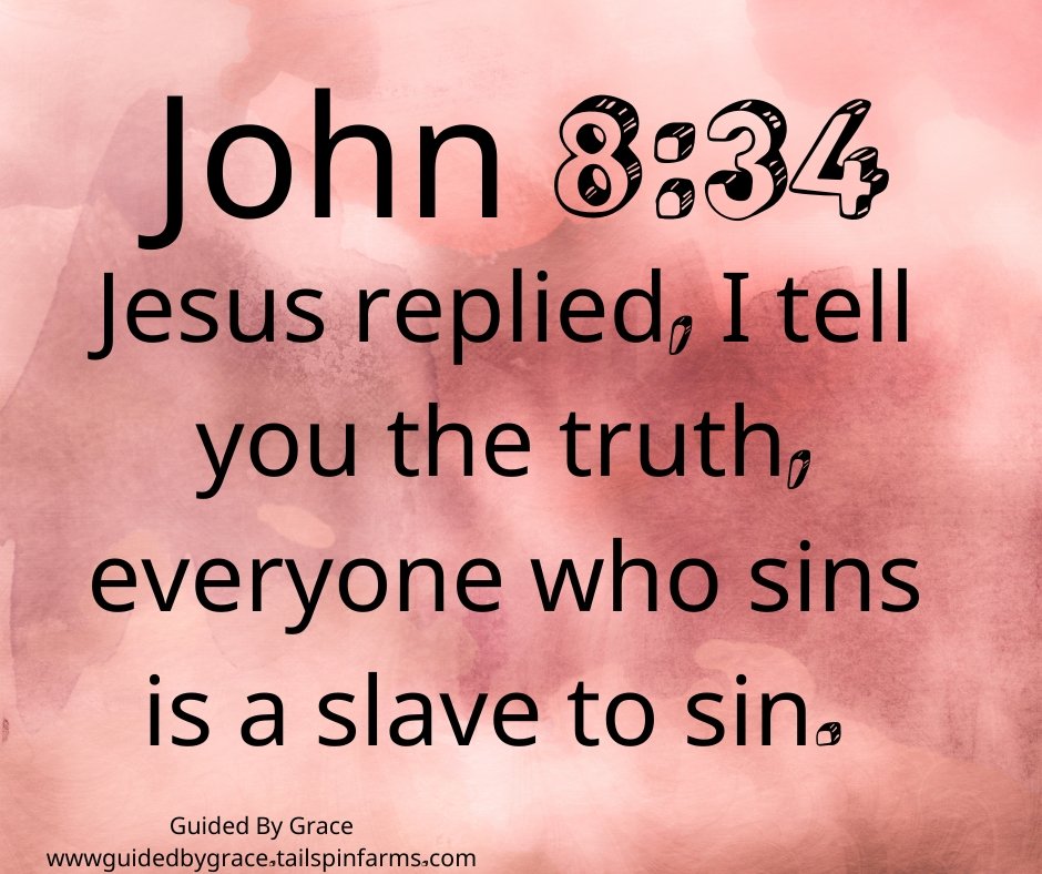 EVERYONE WHO SINS / JOHN 8:34 - Guided By Grace