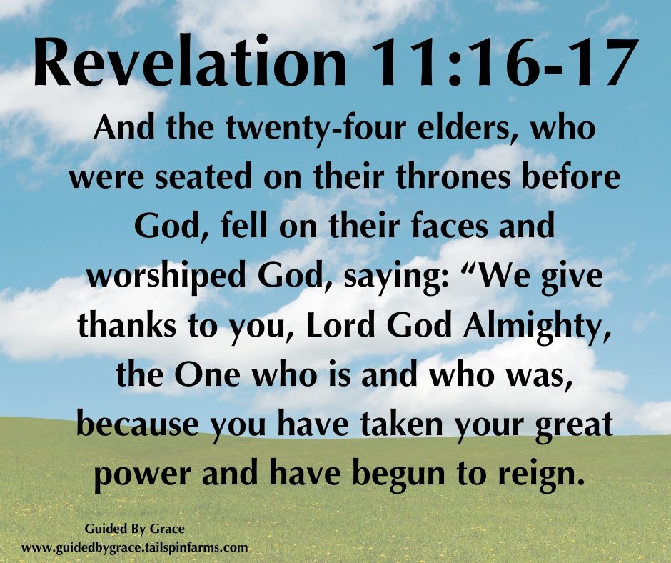 Twenty Four Elders Revelation 11 16 Guided By Grace