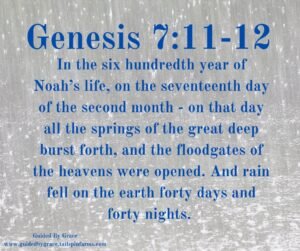 THE GREAT DEEP BURST FORTH / GENESIS 7:11-12 - Guided By Grace