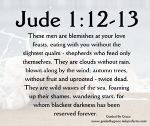 THESE MEN ARE LIKE / JUDE 1:12-13 - Guided By Grace