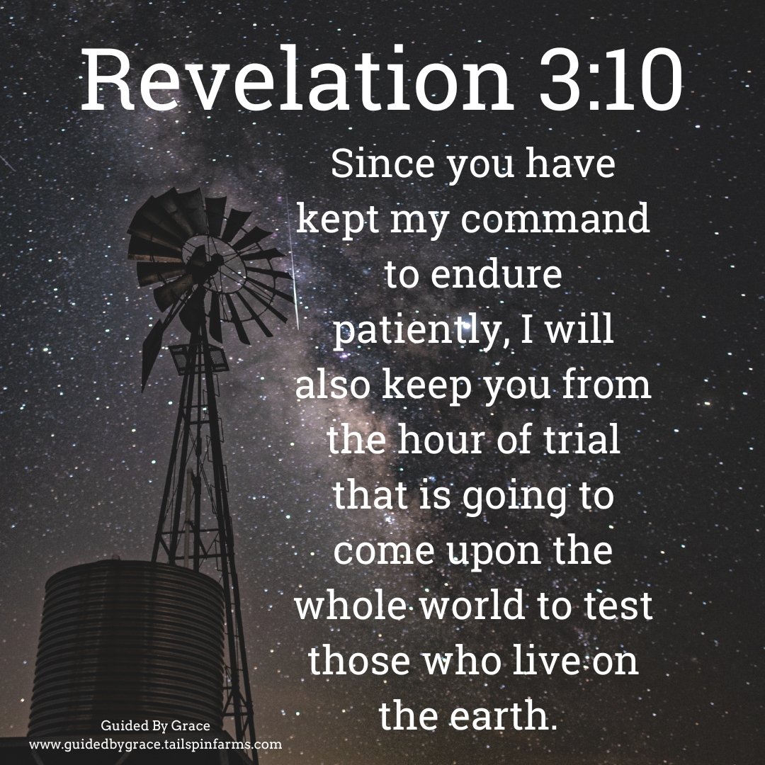 THE HOUR OF TRIAL / REVELATION 3:10 - Guided By Grace