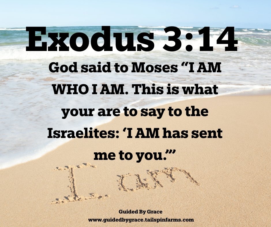I AM WHO I AM / EXODUS 3:14 - Guided By Grace