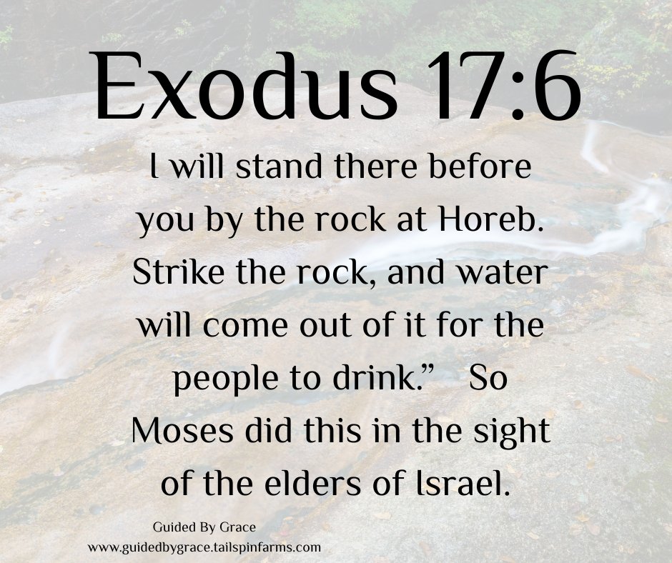 STRIKE THE ROCK / EXODUS 17:6 - Guided By Grace