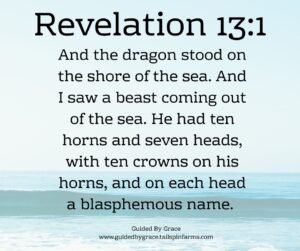 A BEAST COMING OUT OF THE SEA / REVELATION 13:1 - Guided By Grace